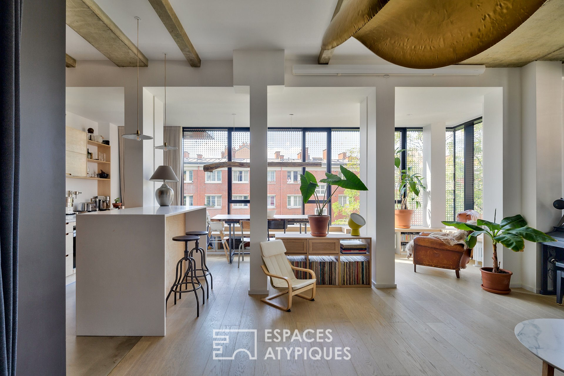 Vente Appartement d'architecte avec terrasse à Paris - 96 m2 - Espaces Atypiques Paris - Rive Gauche