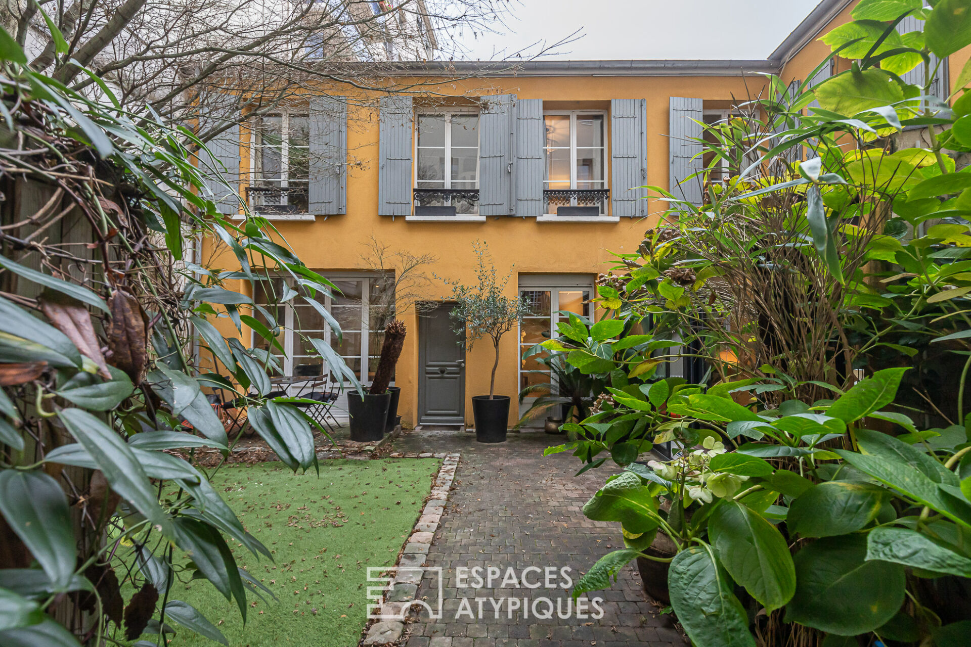 Vente Maison de ville avec jardin à PARIS - 117 m2 - Espaces Atypiques ...